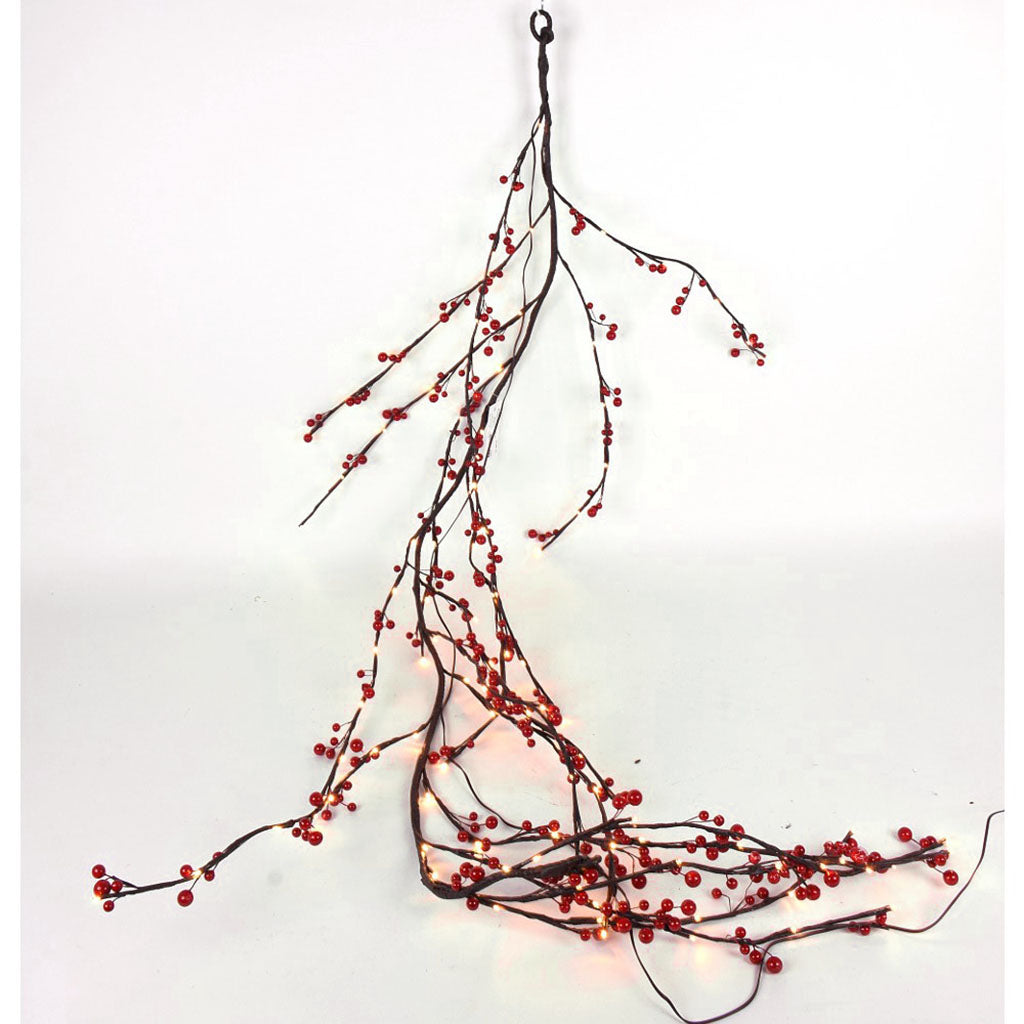 Glowing Berry Garland – Noel Decor